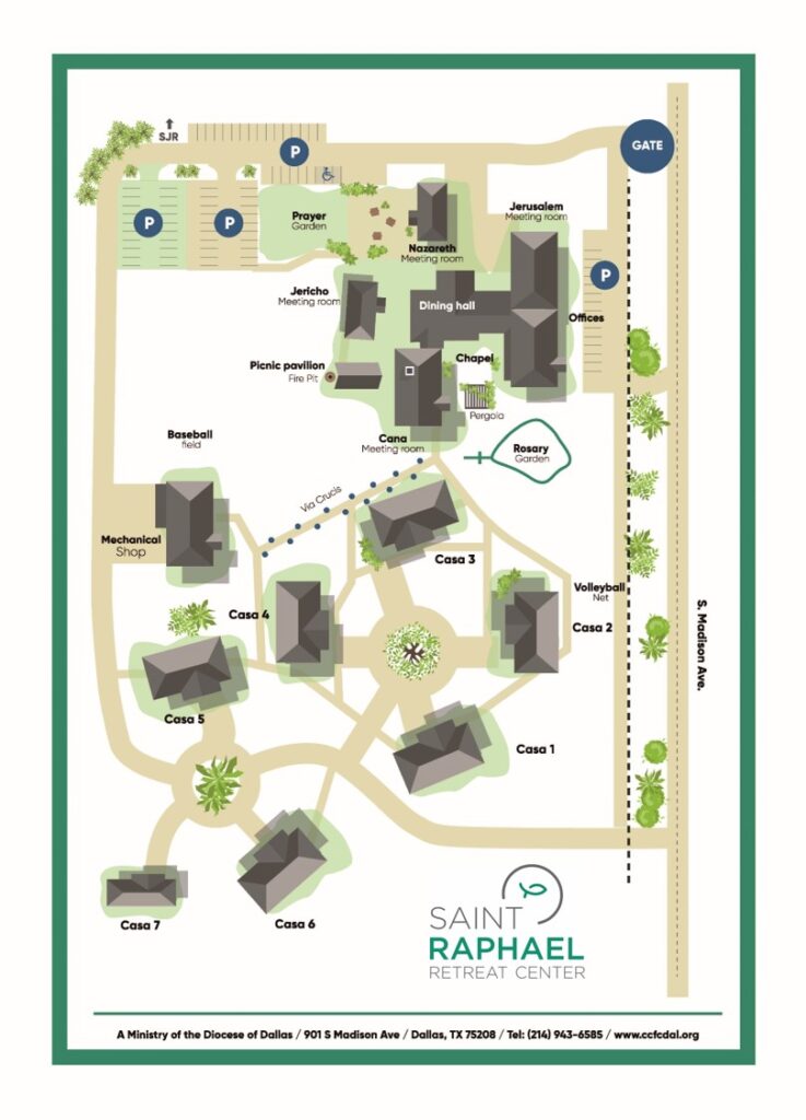Map – St. Raphael Retreat Center